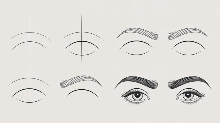 How to Draw Eyebrows Step By Step – For Kids & Beginners
